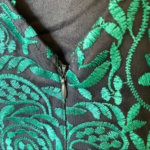 JS Collections | Dresses | Js Collections Floral Embroidered Cocktail ...